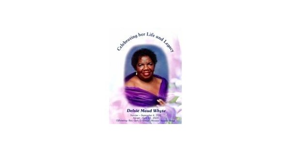 Delsie Whyte Obituary (1935 - 2023) - Legacy Remembers