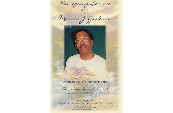 Marvin Goodwin Obituary (2018) - Baltimore, MD - Joseph H. Brown Jr ...
