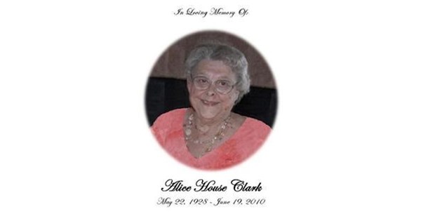 Alice Clark Obituary (1928 - 2010) - Legacy Remembers
