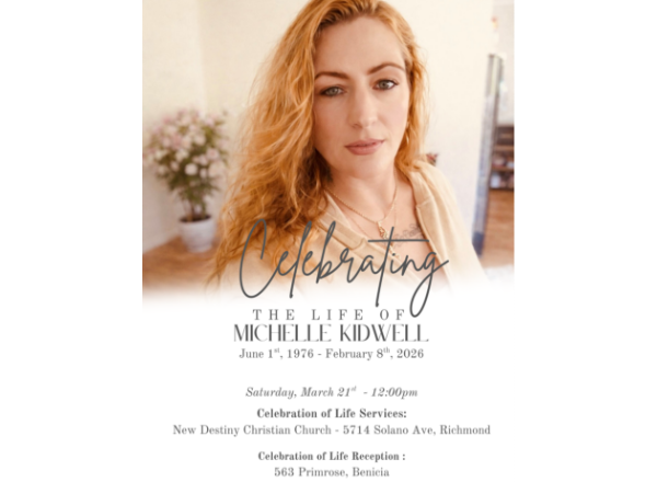 Michelle Victoria Kidwell Obituary (2026) - San Pablo, CA - Wilson ...