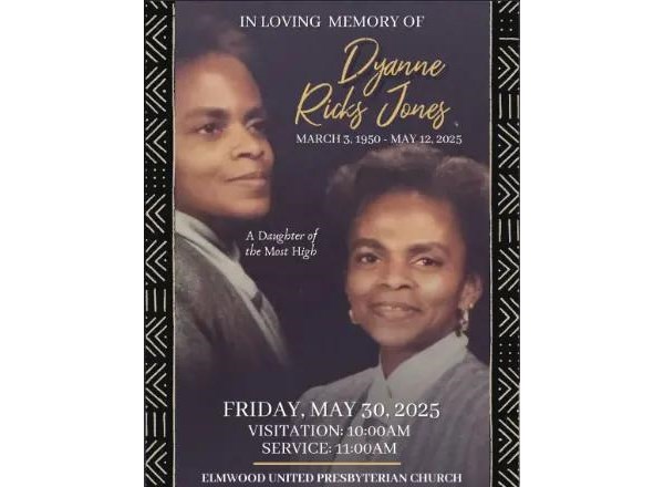 Dyanne Ricks "Dianne" Jones Obituary (2025) - Newark, NJ - Whigham ...