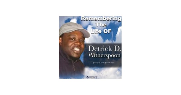 Mr. Detrick D. Witherspoon Obituary (2023) - Jackson, TN - Stephenson ...