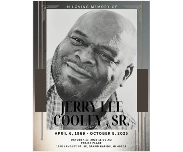 Jerry Cooley Sr. Obituary (2025) - Muskegon Heights, MI - Toombs by ...