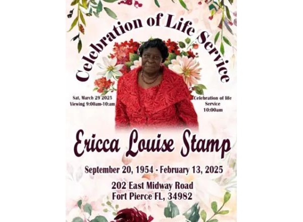 Ericca Louise Stamp Obituary (2025) - Port Saint Lucie, FL - Bell's ...