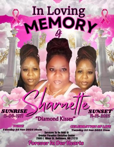 Sharnette D Bell Obituary (2025) - Baltimore, MD - Brooks Clinton ...