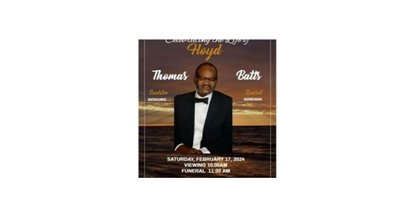 Floyd Thomas Batts Obituary (2024) - Houston, TX - Troy B. Smith ...