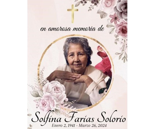 Solfina Farias Solorio Obituary (2024) - Northlake, IL - Northlake ...
