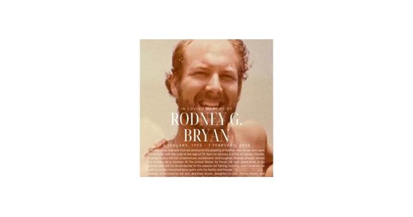 Rodney G. Bryan Obituary (2025) - San Antonio, TX - Texas Funeral Home ...