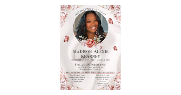 Ms. Madison Alexis Kearney Obituary (2025) - Detroit, MI - Ellis ...