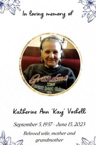 Katherine "Kay" Voshell Obituary (2023) - Des Moines, IA - Sunset ...