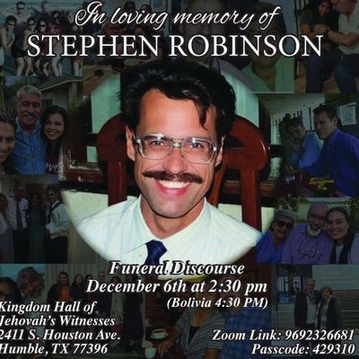 Stephen Douglas Robinson Sr. Obituary (2025) - Humble, TX 77338, TX ...