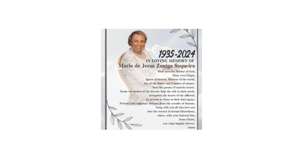 Maria Zuniga Obituary (2024) - Norwalk, CT - Raymond Funeral Home in ...