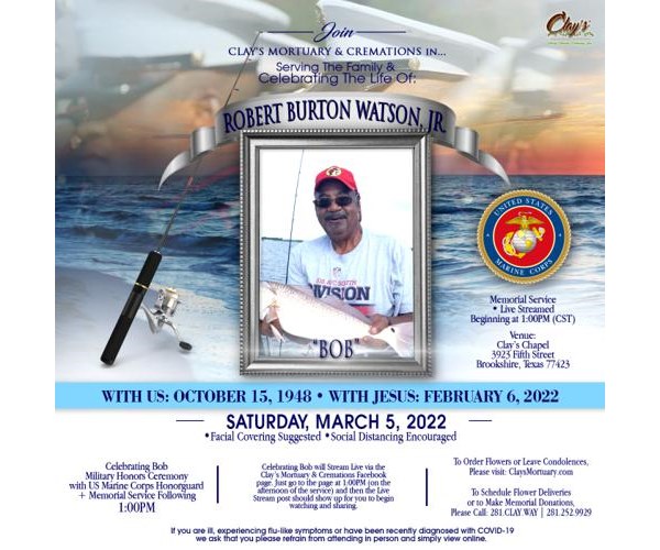 Robert Watson Obituary (2022) - Brookshire, TX - Clay's Mortuary ...