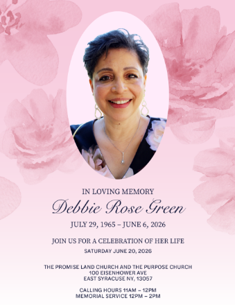 Debbie Rose Green Obituary (2026) - Amsterdam, NY - Farone & Son Inc ...