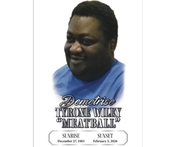 Demetris Tyrone Wiley Obituary (2026) - Monroe, LA - McFarland Funeral ...