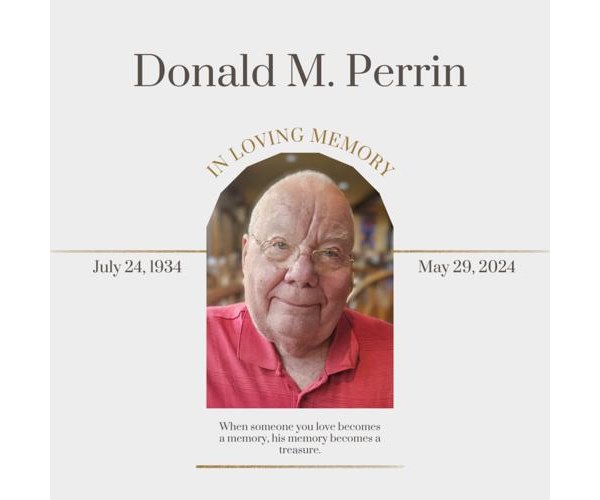 Donald M. Perrin Obituary (2024) - Oak Grove, MO - Royer's New Salem ...