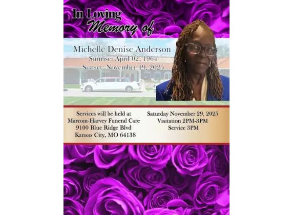 Michele Denise Anderson Obituary (2025) - Kansas City, MO - Marcom ...