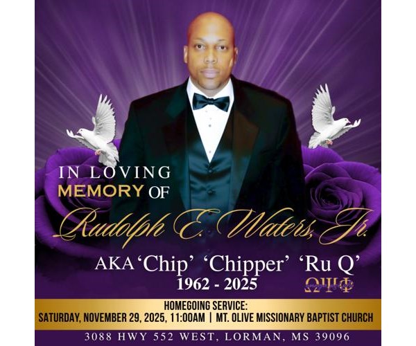 Rudolph E Waters Obituary (2025) - Port Gibson, MS - Thompson Funeral ...