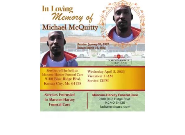 Michael McQuitty Obituary (2025) - Kansas City, MO - Marcom-Harvey ...