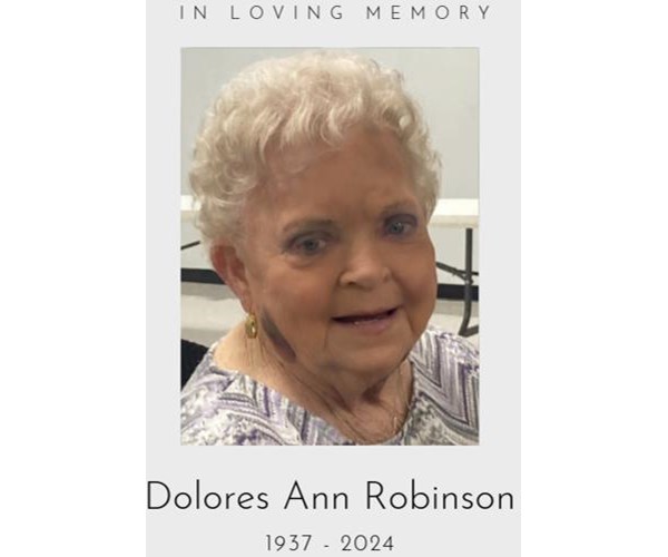 Dolores Ann Robinson Obituary (2024) - Jacksonville, FL - Eternity ...