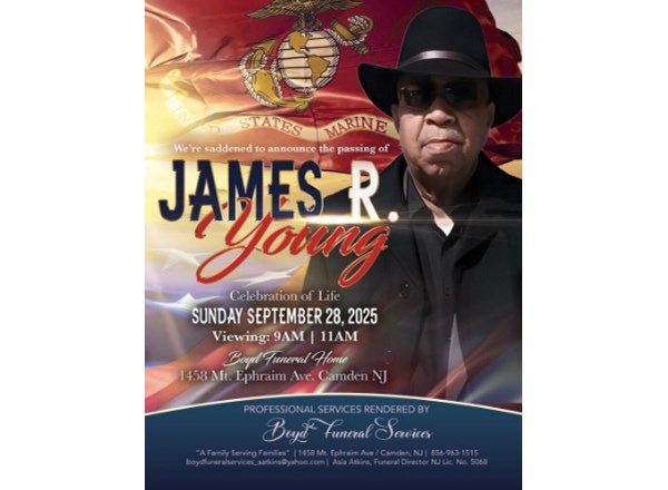 James R Young Obituary (2025) - Camden, NJ - Boyd Funeral Home - Camden