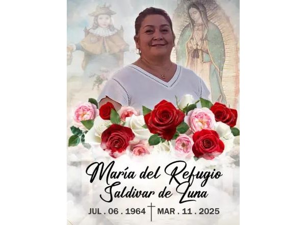 Maria Del Refugio Saldivar De Luna Obituary (2025) - Las Cruces, NM ...