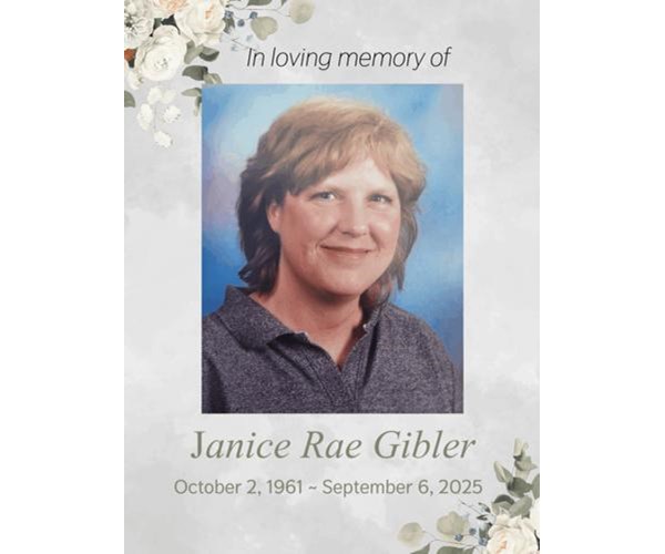 Janice Rae Gibler Obituary (2025) - Oak Grove, MO - Royer Funeral Home ...
