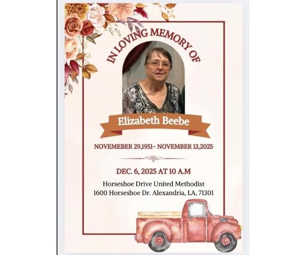 Elizabeth Eileen Beebe Obituary (2025) - Pineville, LA - Fall Creek ...