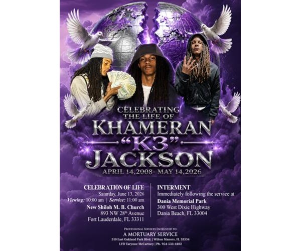 Khameran Jackson Obituary and Online Memorial (2026)
