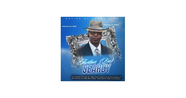 Arthur Searcy Obituary (2024) - Butler, GA - Jefferson-Stinson Memorial ...