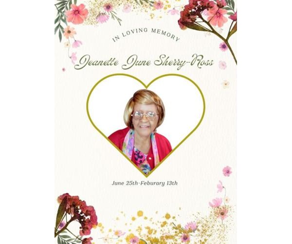 Jeanette June "Sherry" Ross Obituary (2026) - Muskegon Heights, MI ...