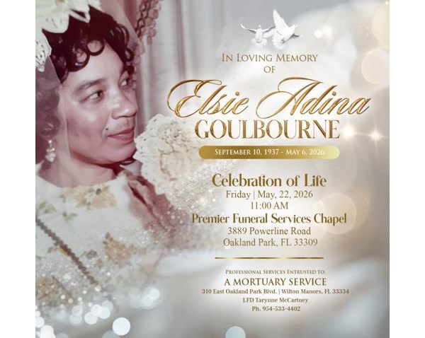 Elsie Goulbourne Obituary and Online Memorial (2026)