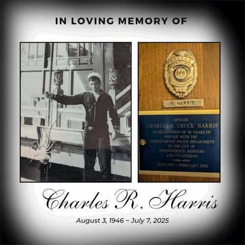 Charles R. Harris Obituary (2025) - Oak Grove, MO - Royer's New Salem ...