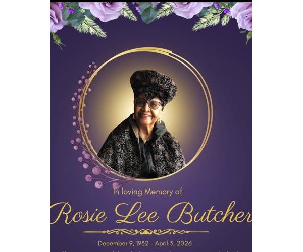 Rosie Lee Butcher Obituary (2026) - Tulsa, OK - Keith D. Biglow Funeral ...