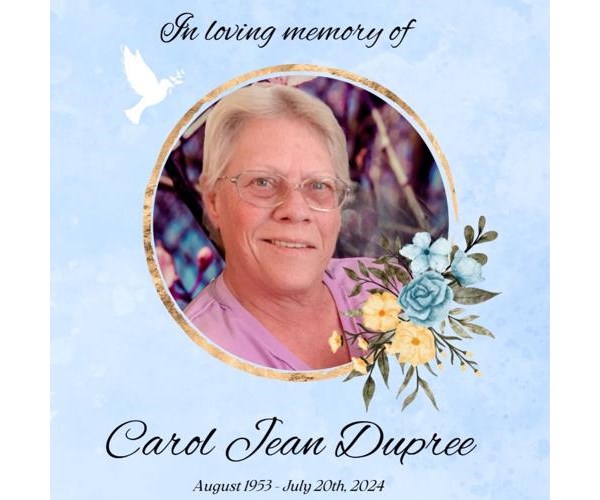 Carol Dupree Obituary (1953 - 2024) - Legacy Remembers