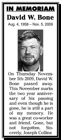 David Bone Obituary (2011) - South Bend, IN - South Bend Tribune