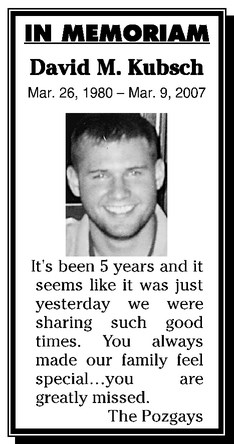 David Kubsch Obituary (2012) - South Bend, IN - South Bend Tribune