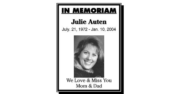 Julie Auten Obituary (2013) - South Bend, IN - South Bend Tribune