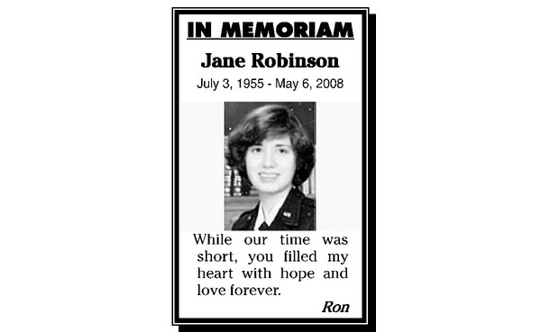 Jane Robinson Obituary (2013) - South Bend, IN - South Bend Tribune