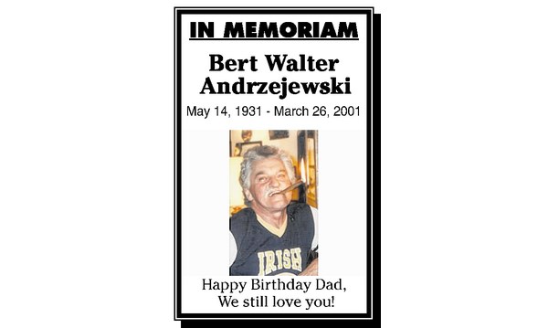 Bert Andrzejewski Obituary (2013) - South Bend, IN - South Bend Tribune