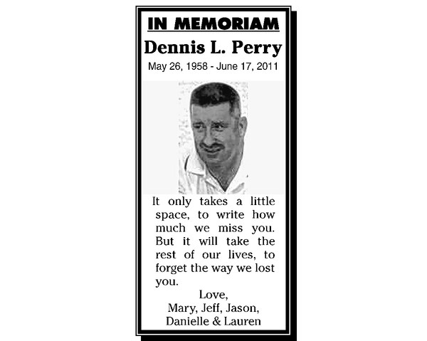 Dennis Perry Obituary (2013) - South Bend, IN - South Bend Tribune
