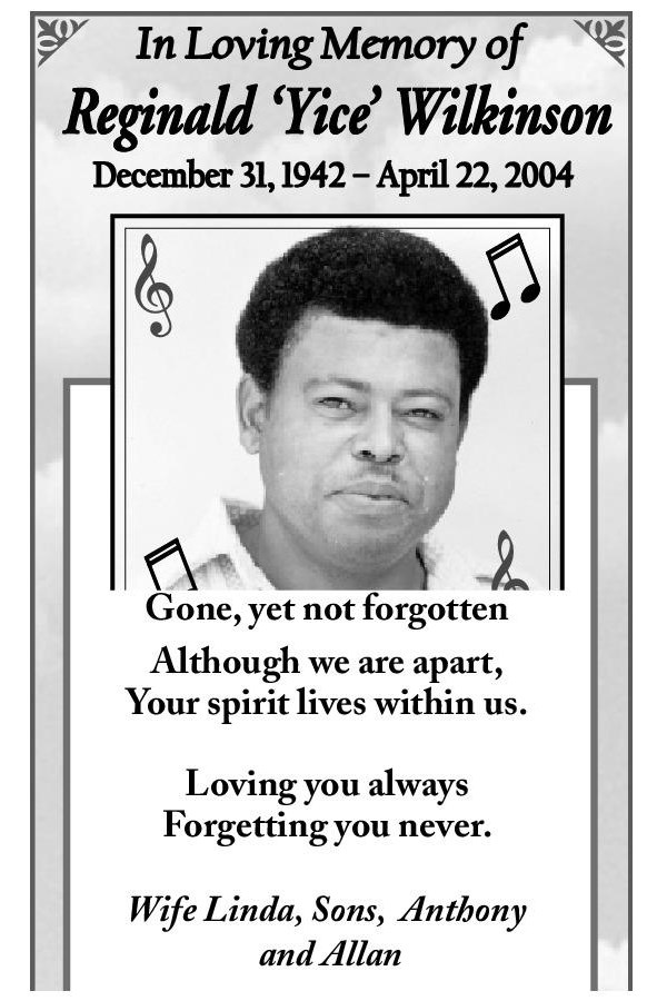 Reginald Wilkinson Obituary (2017) - Southampton, Bermuda - The Royal ...