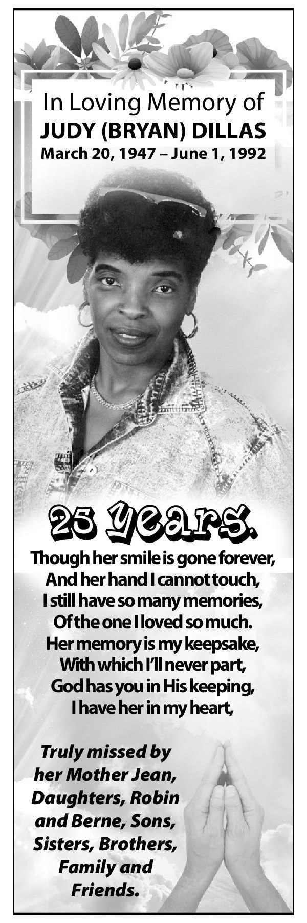 Judy Dillas Obituary (2017) - Warwick, Bermuda - The Royal Gazette
