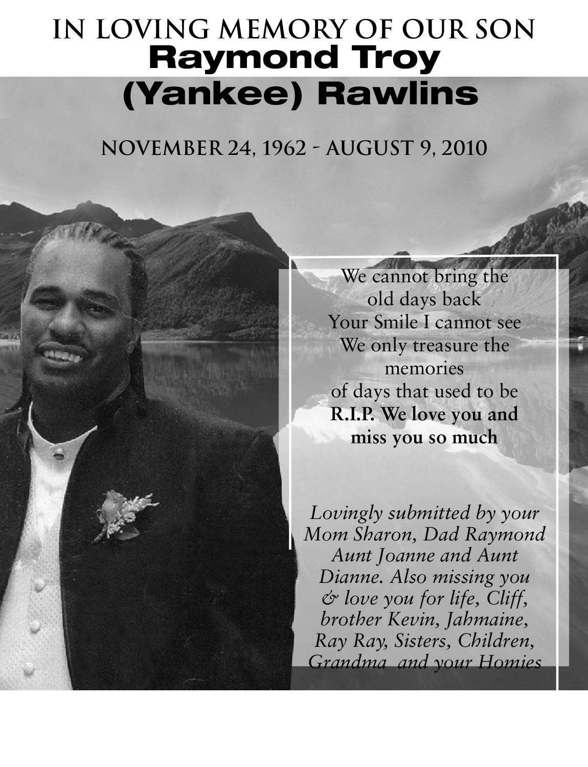 Raymond Rawlins Obituary (2017) - Hamilton, Bermuda - The Royal Gazette