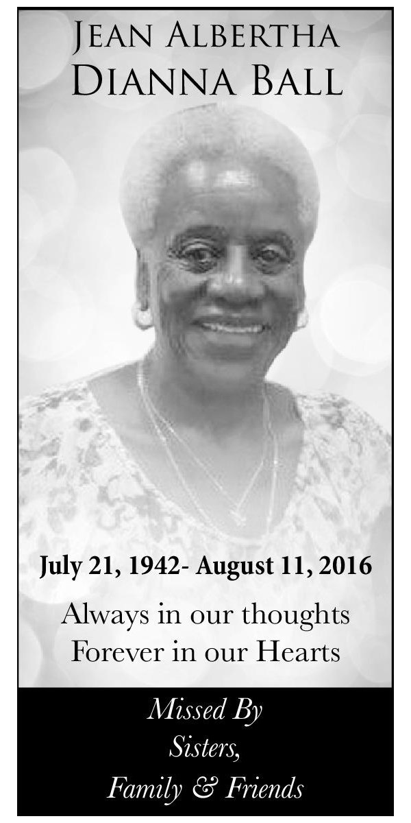 Jean Ball Obituary (2018) - Pembroke, Bermuda - The Royal Gazette