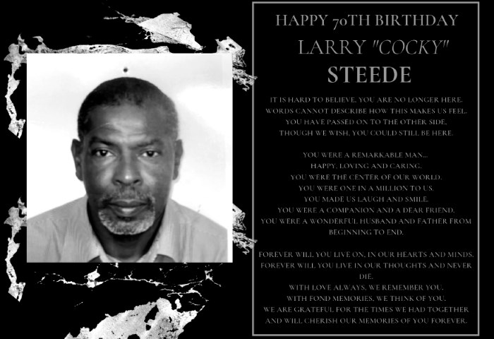 LARRY Steede Obituary (2022) - Legacy Remembers