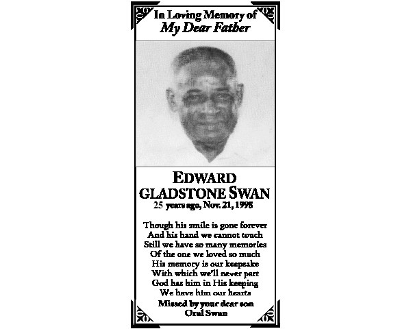 Edward Gladstone Swan Obituary (2023) - Smith'S, Bermuda - The Royal ...