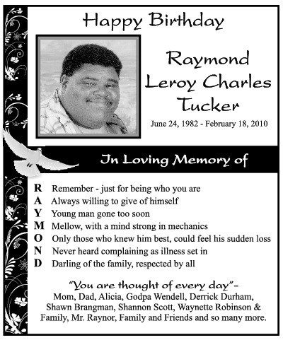 RAYMOND TUCKER Obituary (2011) - Devonshire, Bermuda - The Royal Gazette