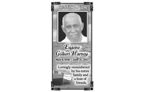 Eugene Harvey Obituary (2013) - Southampton, Bermuda - The Royal Gazette