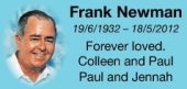 Frank Newman Obituary (2013) - Legacy Remembers